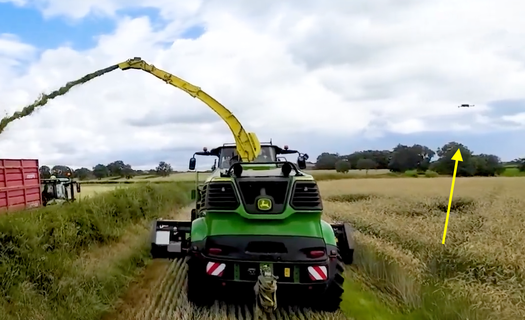Pure Power: John Deere 9900i Cutting Rye | DJI FORUM